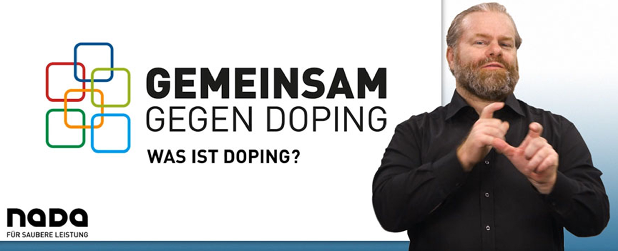 NADA Germany translates prevention videos into sign language