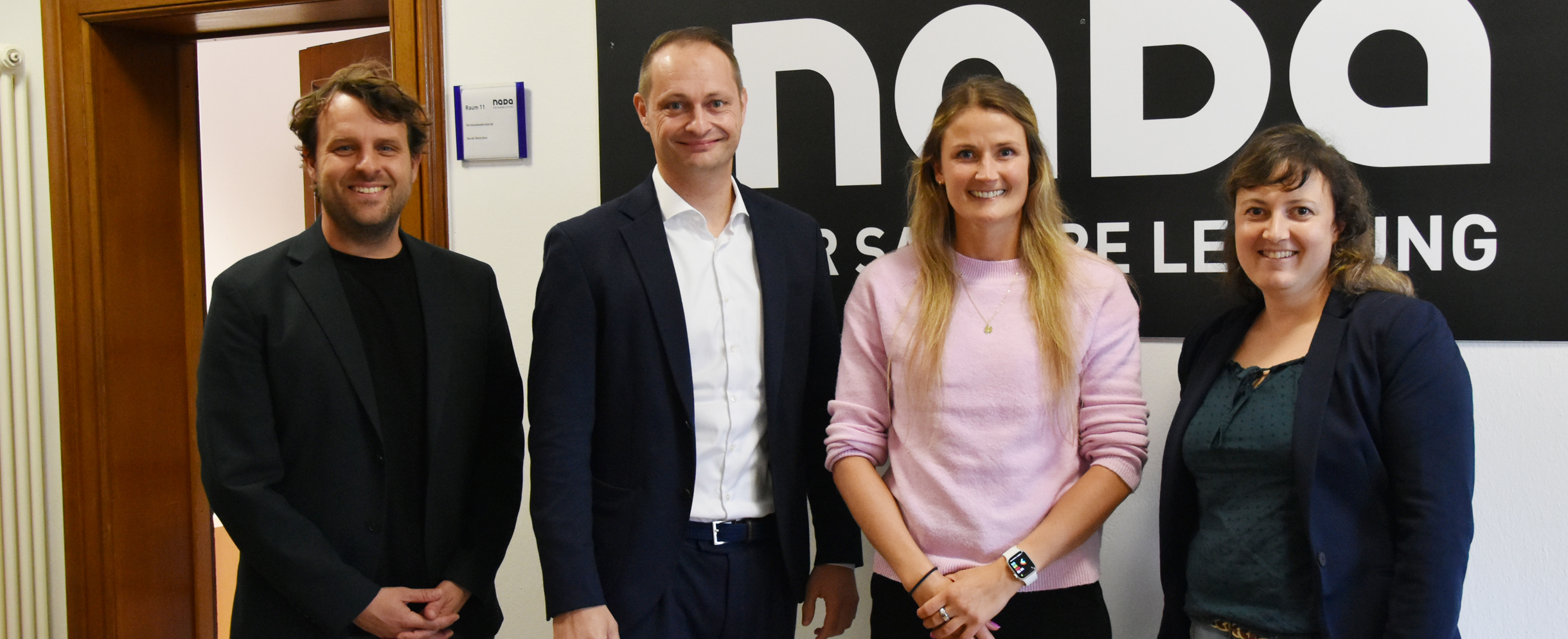 Jennifer Harß visits NADA Germany